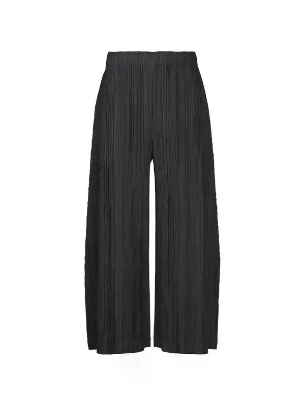 Issey Miyake Thicker Bottoms 1 Elasticated-waistband Trousers - Black