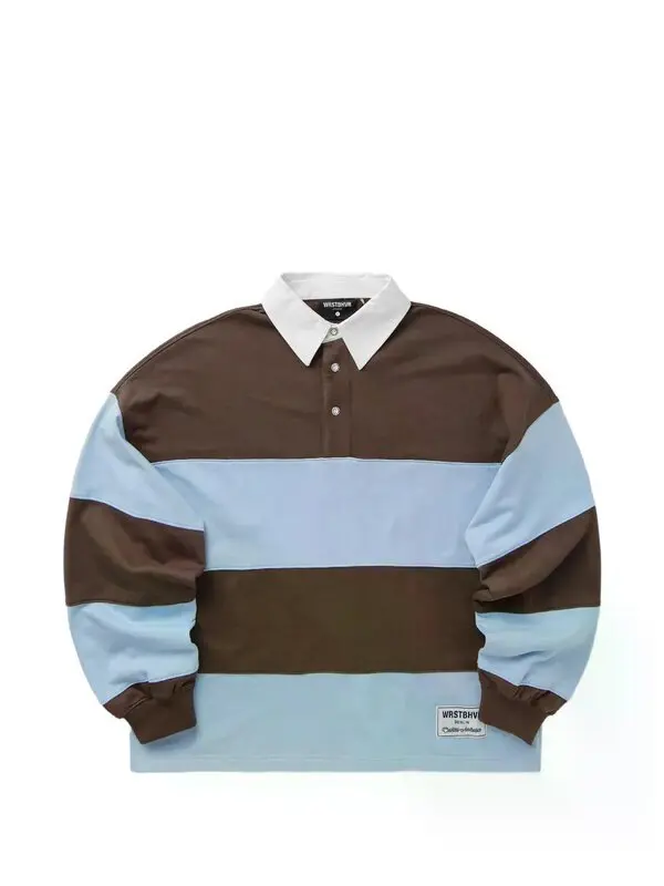 WRSTBHVR Geri Striped Polo Sweater