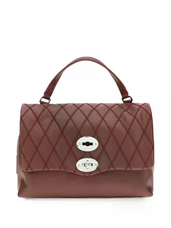 ZANELLATO Postina Tramè Leather Shoulder Bag - Red