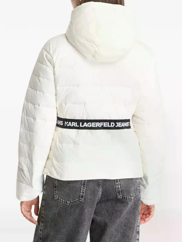 Karl Lagerfeld Logo-print Quilted Jacket