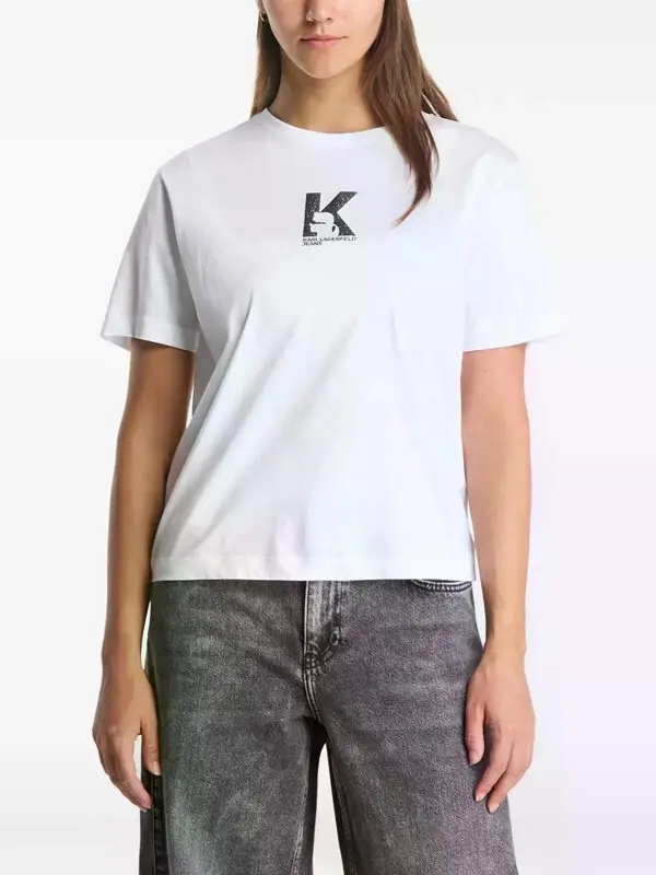 Karl Lagerfeld Logo-print T-shirt - White