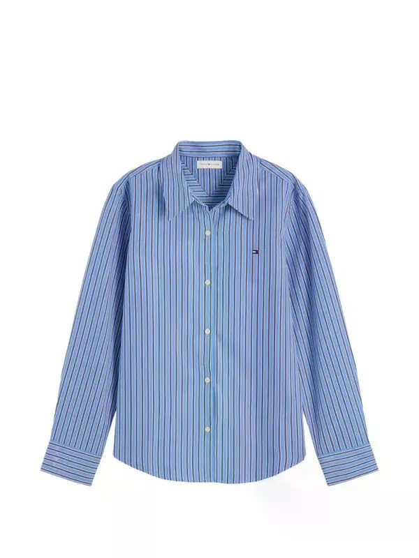 Tommy Hilfiger Vertical Stripe Shirt - Blue
