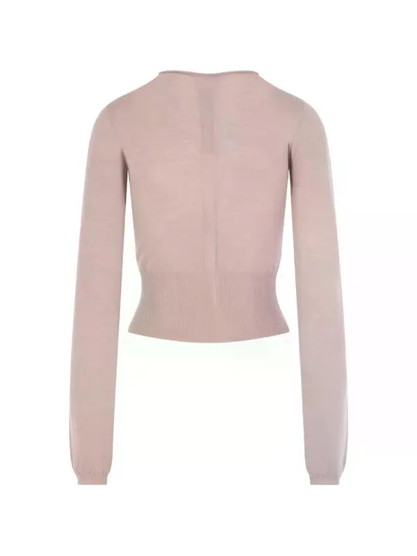 Rick Owens Cut-out Ribbed-hem Sweater