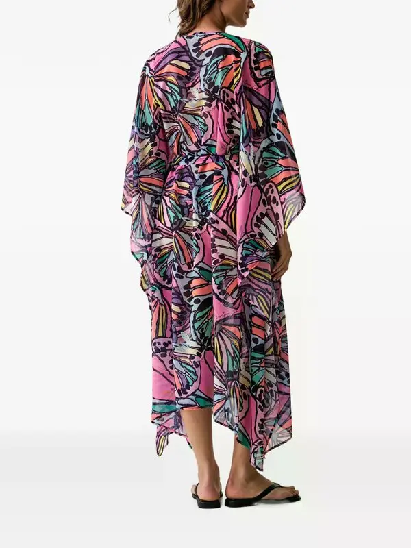 Kurt Geiger Butterfly-print Kaftan