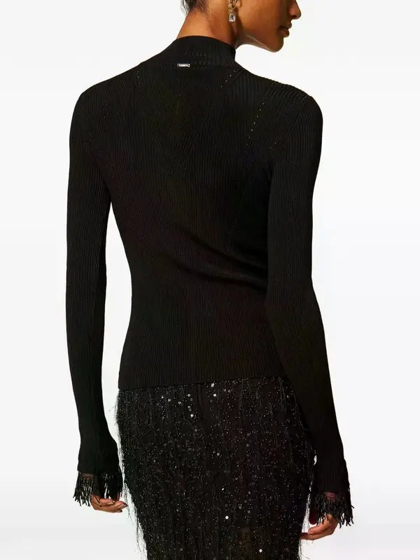 TWINSET Turtleneck Jumper With Embroidery
