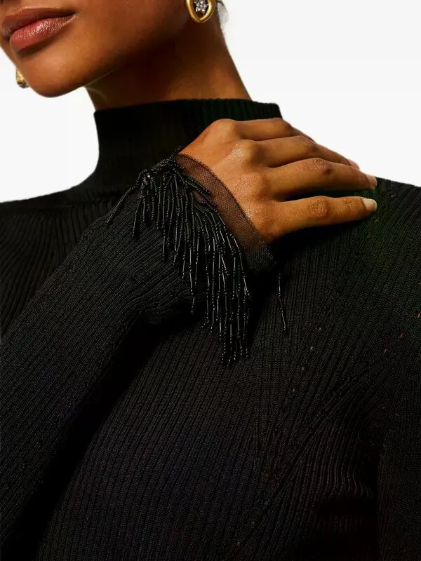 TWINSET Turtleneck Jumper With Embroidery