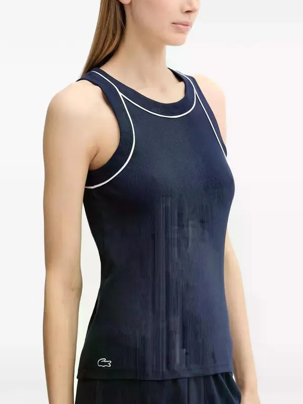 Lacoste Ribbed Cotton Pyjama Set