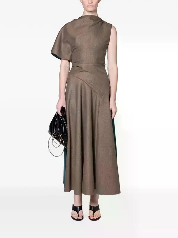 ROKSANDA Oryn Asymmetric Midi Dress
