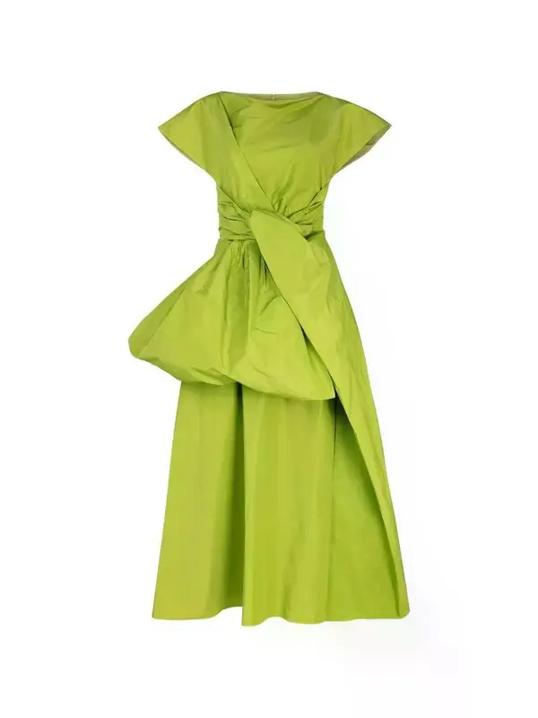 ROKSANDA Nila Knotted Asymmetric Dress - Green
