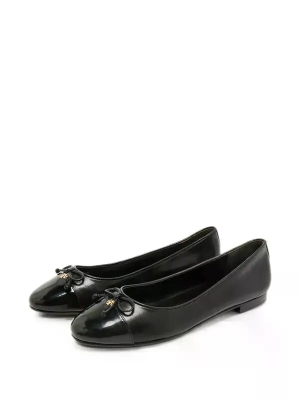 Tory Burch Cap-toe Bow Ballet Flats
