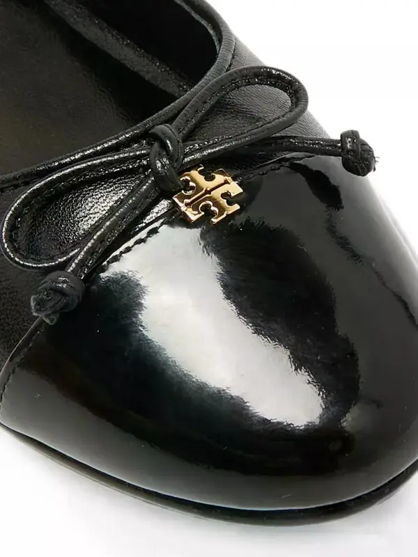 Tory Burch Cap-toe Bow Ballet Flats