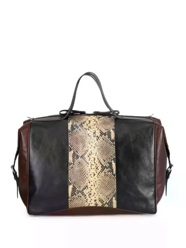 Dries Van Noten Leather Weekend Bag
