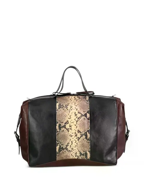 Dries Van Noten Leather Weekend Bag