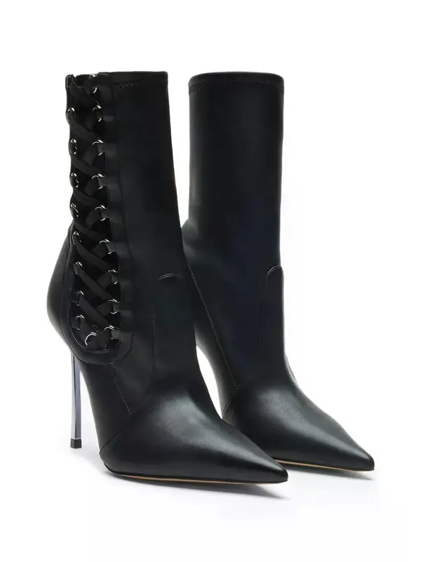 Casadei Superblade Tempest Lace-up Ankle Boots