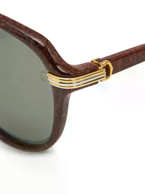 Cartier Pilot-frame Sunglasses
