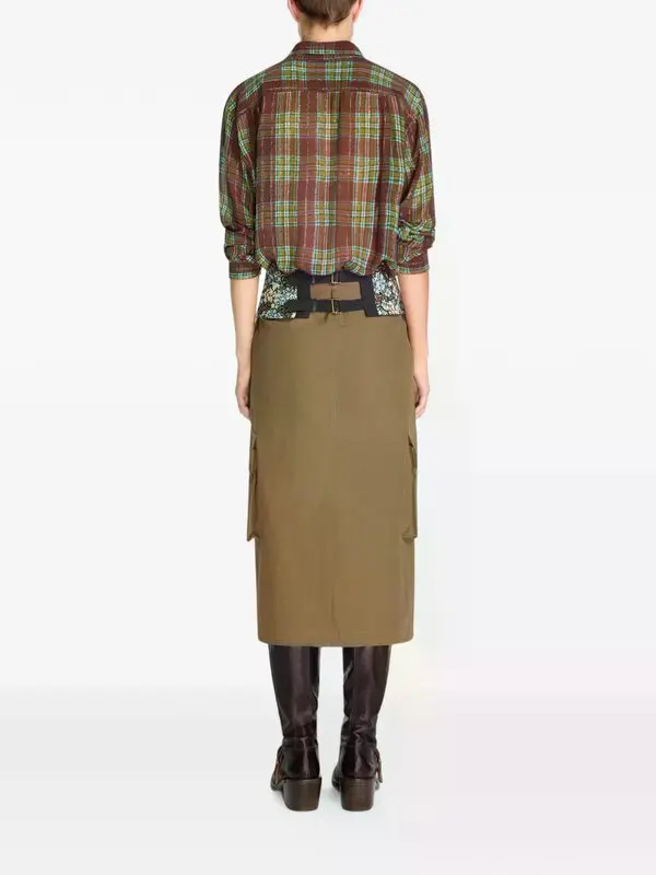 Dries Van Noten Floral Gobelin Belt