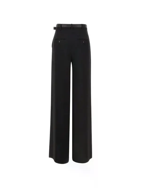 Max Mara Belted Wide-leg Trousers
