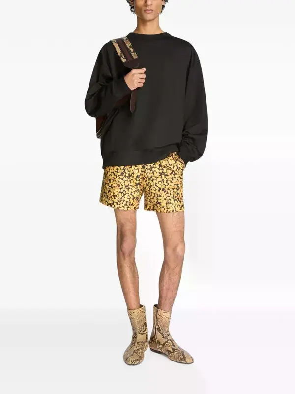 Dries Van Noten Leather Sock Boots