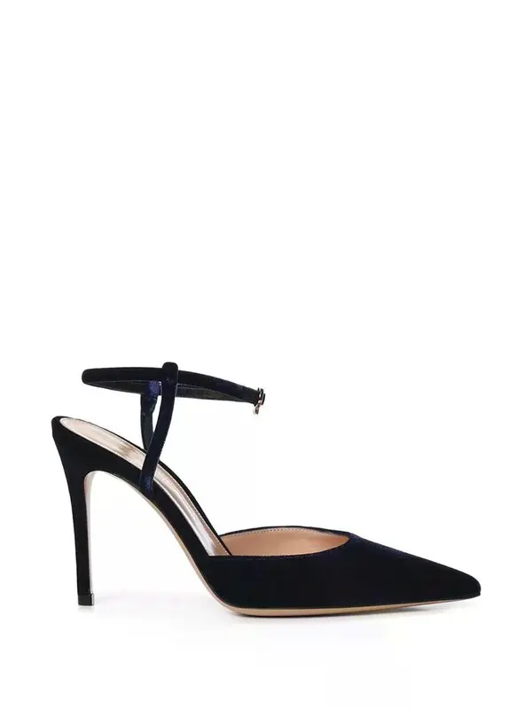 GIANVITO ROSSI Pointed-toe Ankle-strap Pumps
