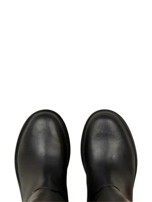 Etro Leather Boots With Paisley-buckle