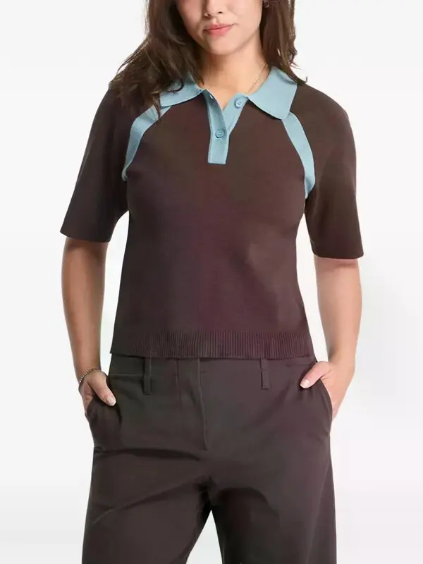 SAMSOE SAMSOE Raglan-sleeve Polo Shirt