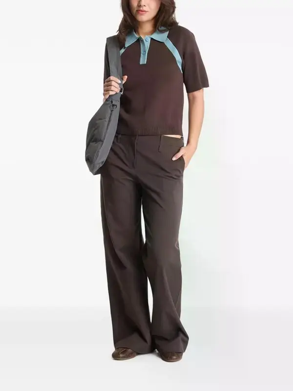 SAMSOE SAMSOE Raglan-sleeve Polo Shirt