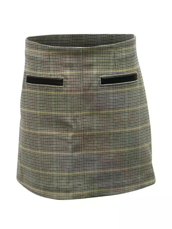 A.L.C. Plaid Mini Skirt