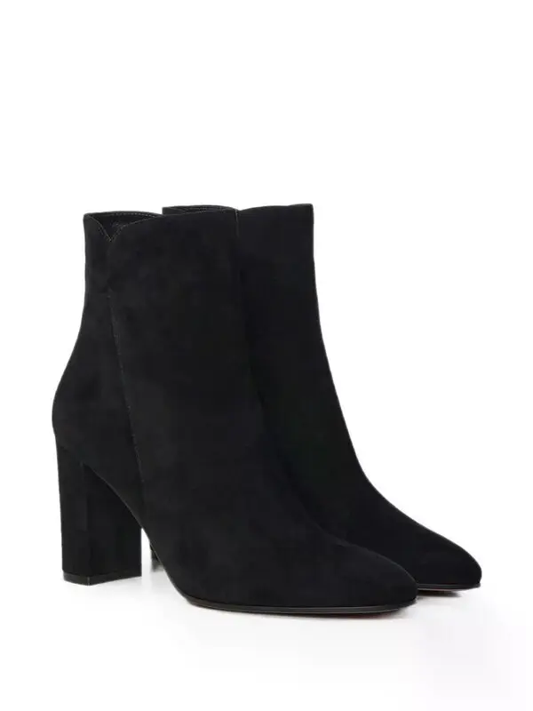 GIANVITO ROSSI Lisa Suede Ankle Boots