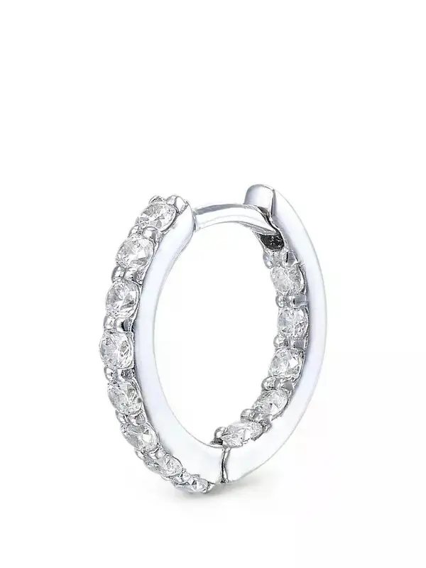 ANABELA CHAN Asscher Diamond Pendant Hoop Earrings