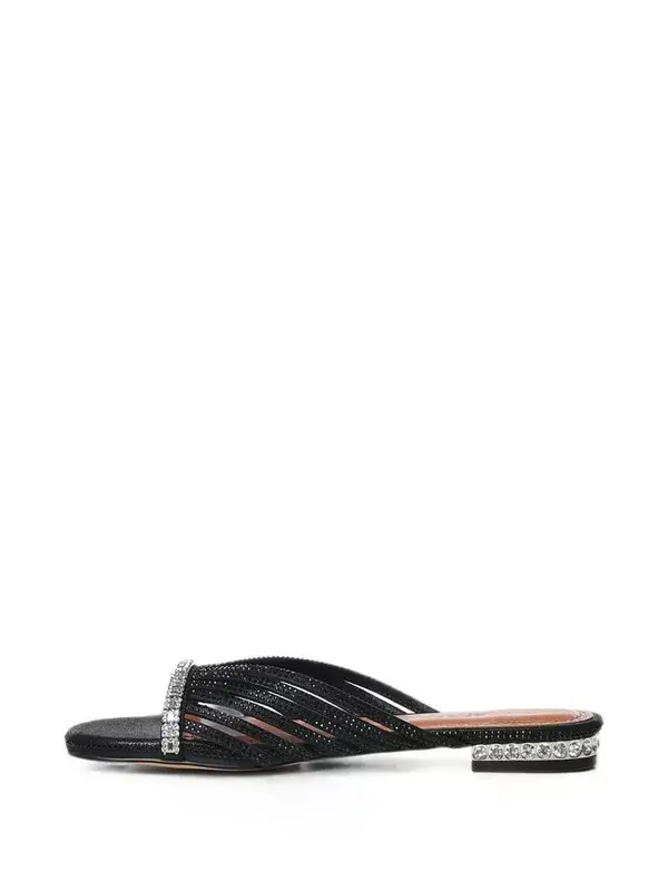 Kurt Geiger Crystal Strap Flat Mules