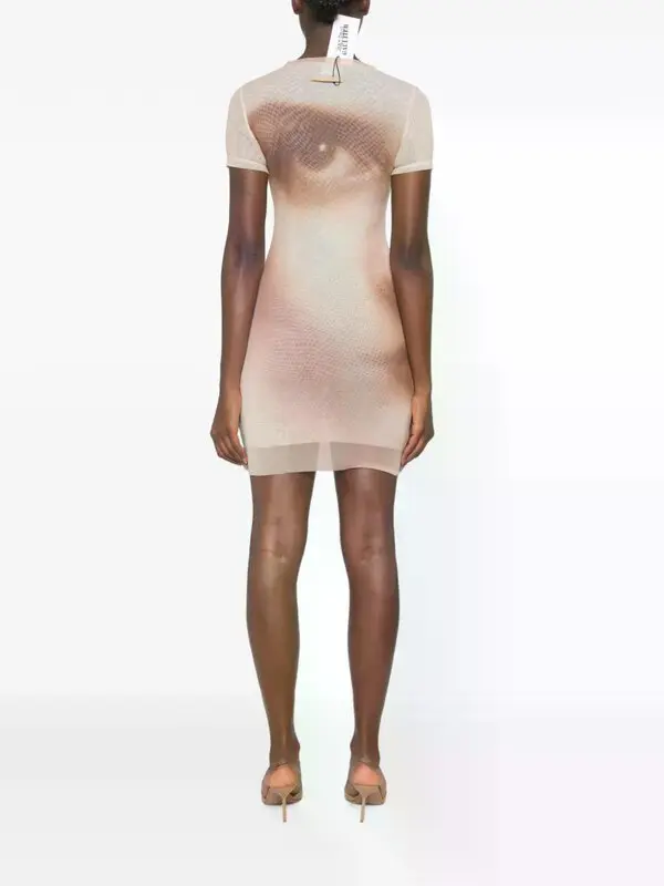 JEAN PAUL GAULTIER Short-sleeve Crew Neck Mini Dress