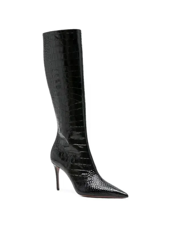 Paris Texas Vera Croc-effect Boots