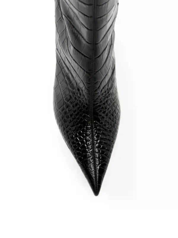 Paris Texas Vera Croc-effect Boots