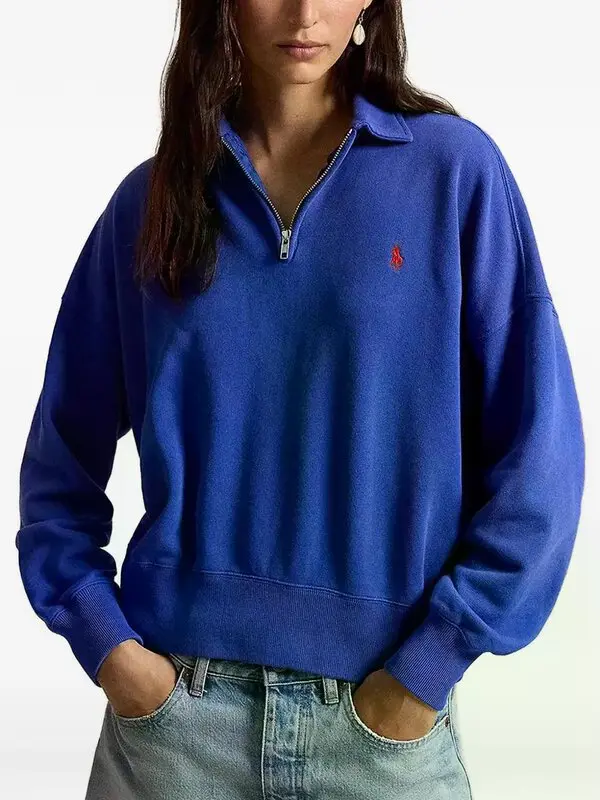 Polo Ralph Lauren Lightweight Fleece Quarter-zip Sweatshirt