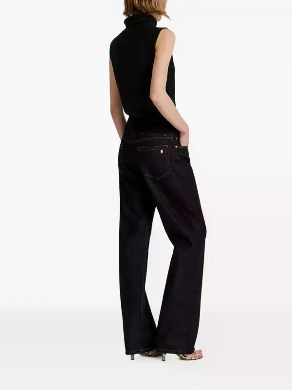 Alberta Ferretti Button-detail Turtleneck Tank Top