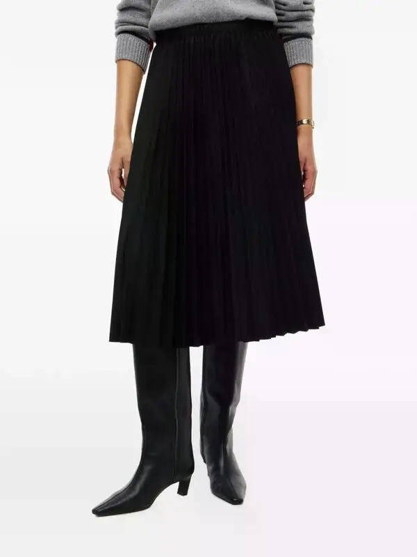 Tommy Hilfiger Pleated Midi Skirt