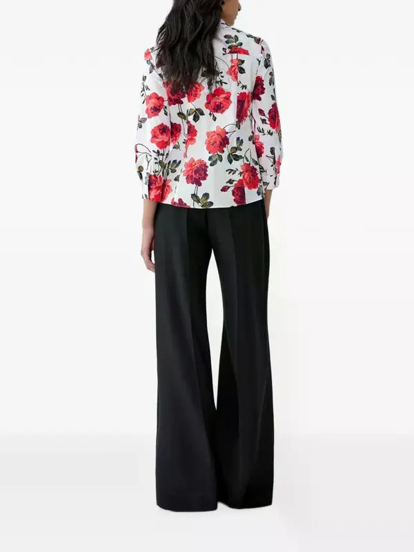 Carolina Herrera Icon Rose-print Shirt