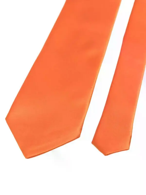SAPIO Satin Finish Neck Tie - Orange