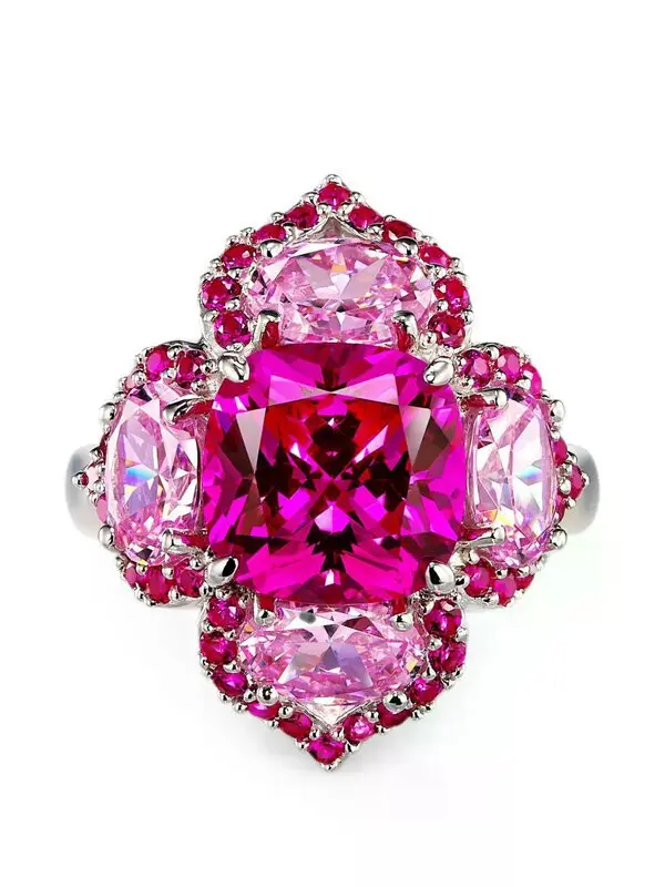 ANABELA CHAN Fuchsia Lotus Ring - Silver