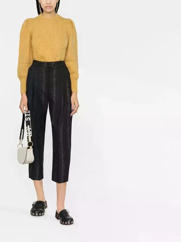 Stella McCartney High-waisted Cropped Trousers