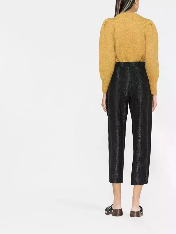 Stella McCartney High-waisted Cropped Trousers