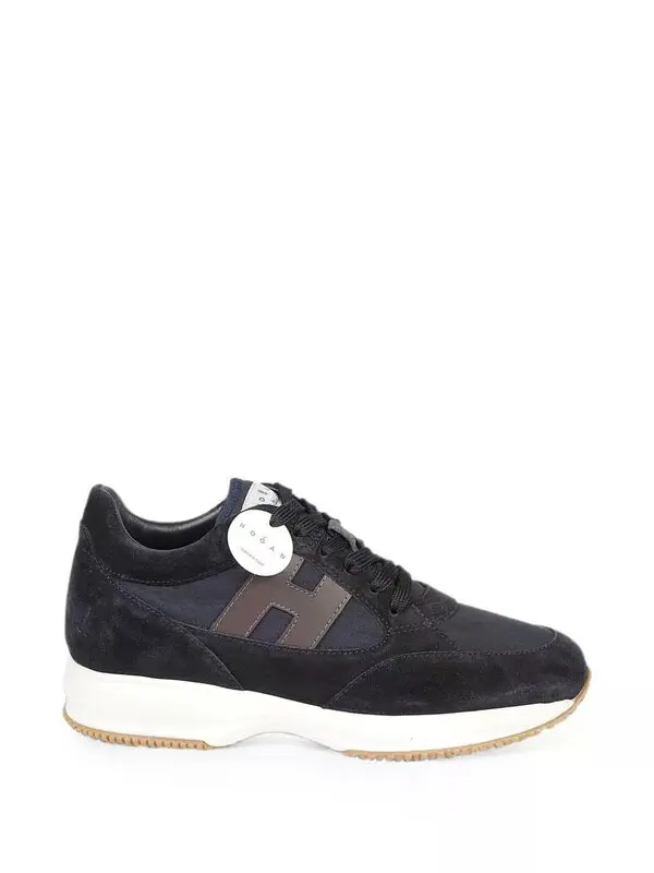 Hogan Logo-patch Panelled Sneakers