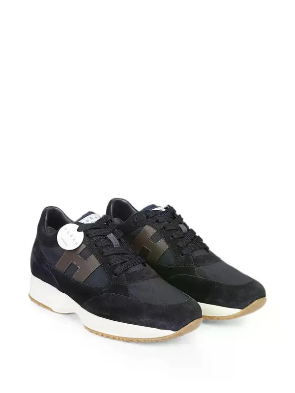 Hogan Logo-patch Panelled Sneakers