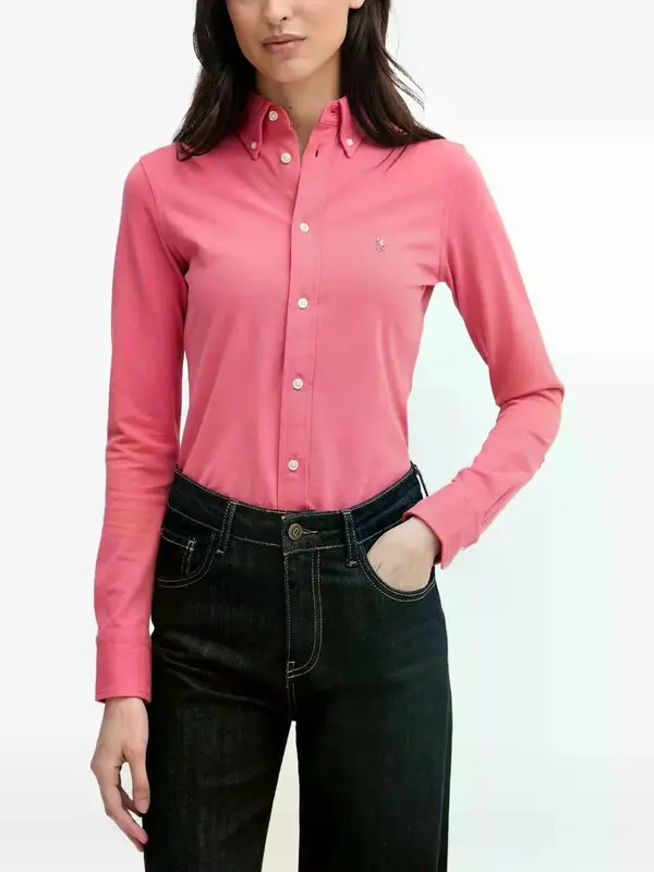 Polo Ralph Lauren Logo Embroidered Button-down Shirt