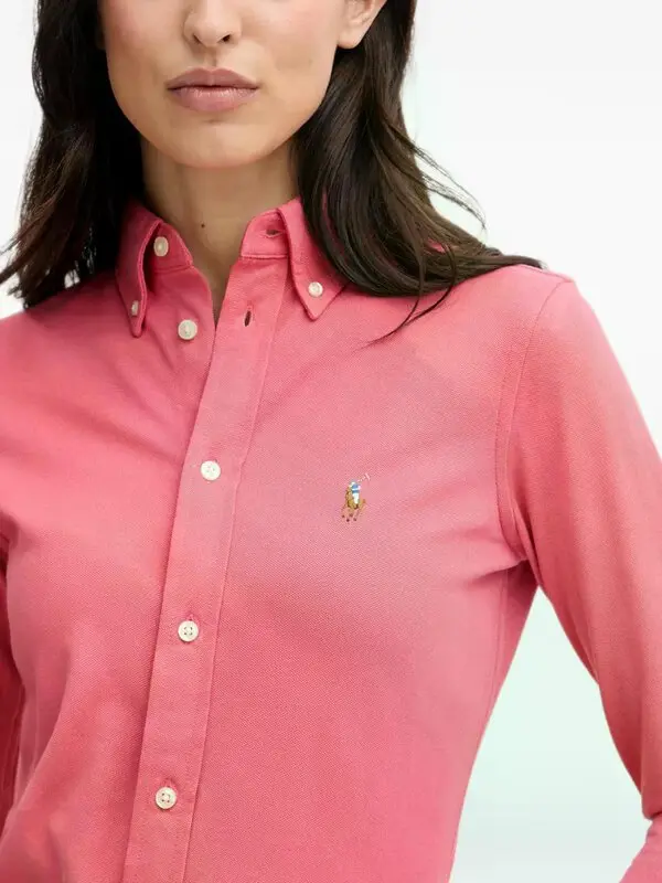 Polo Ralph Lauren Logo Embroidered Button-down Shirt