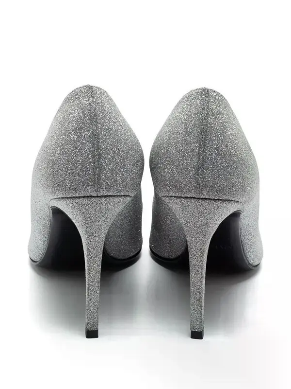 Balmain Daphne Glitter Stiletto Pumps