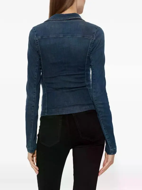 DIESEL® Full-zip Shirt In Denim