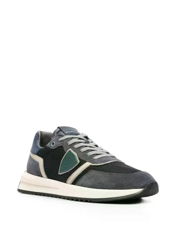 Philippe Model Panelled Logo-patch Sneakers