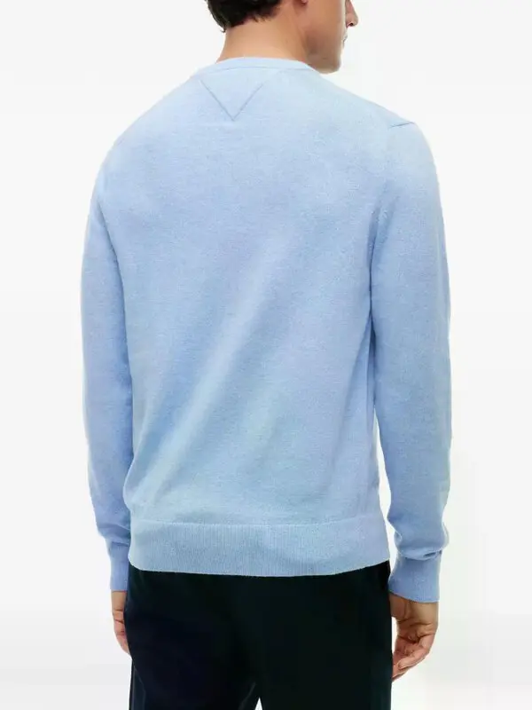 Tommy Hilfiger Logo-embroidered Crew-neck Sweater