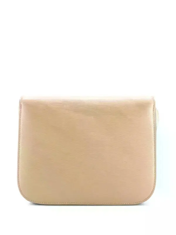 Celine Grainy Leather Medium Crossbody Bag - Brown